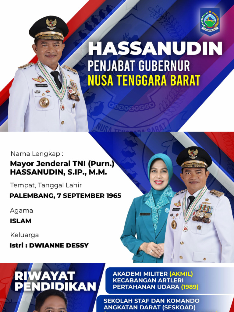 Profil Pj Gub NTB | PDF