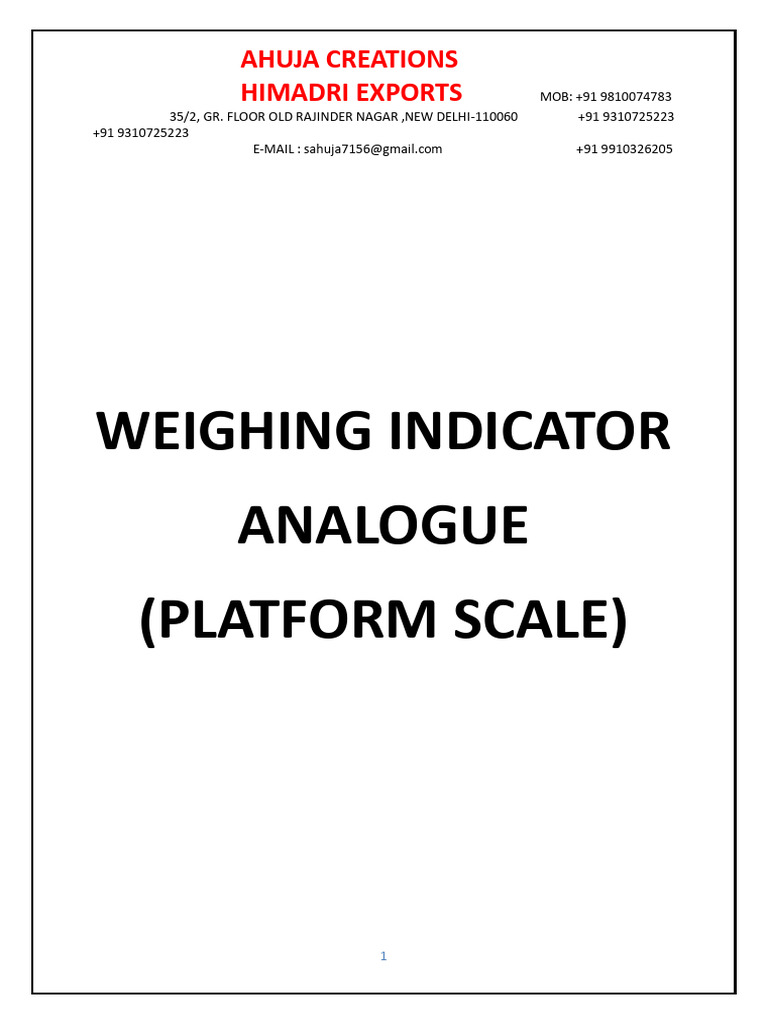 PLATFORM INDICATOR PDF | PDF