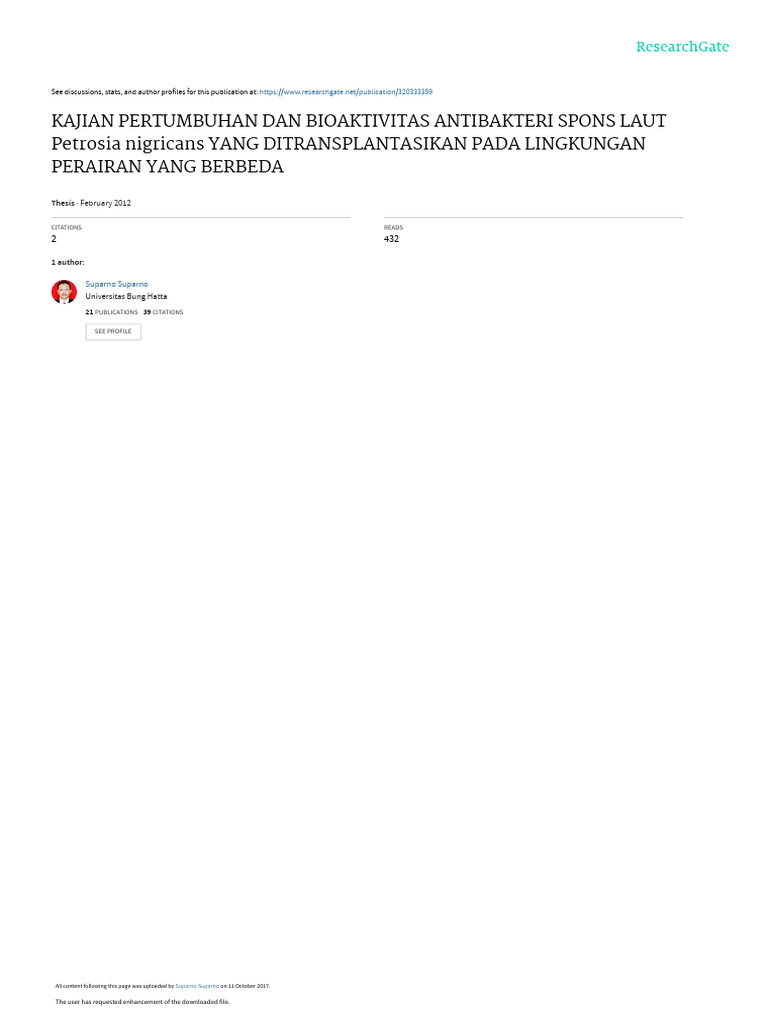 Disertasi Spons Suparno | PDF