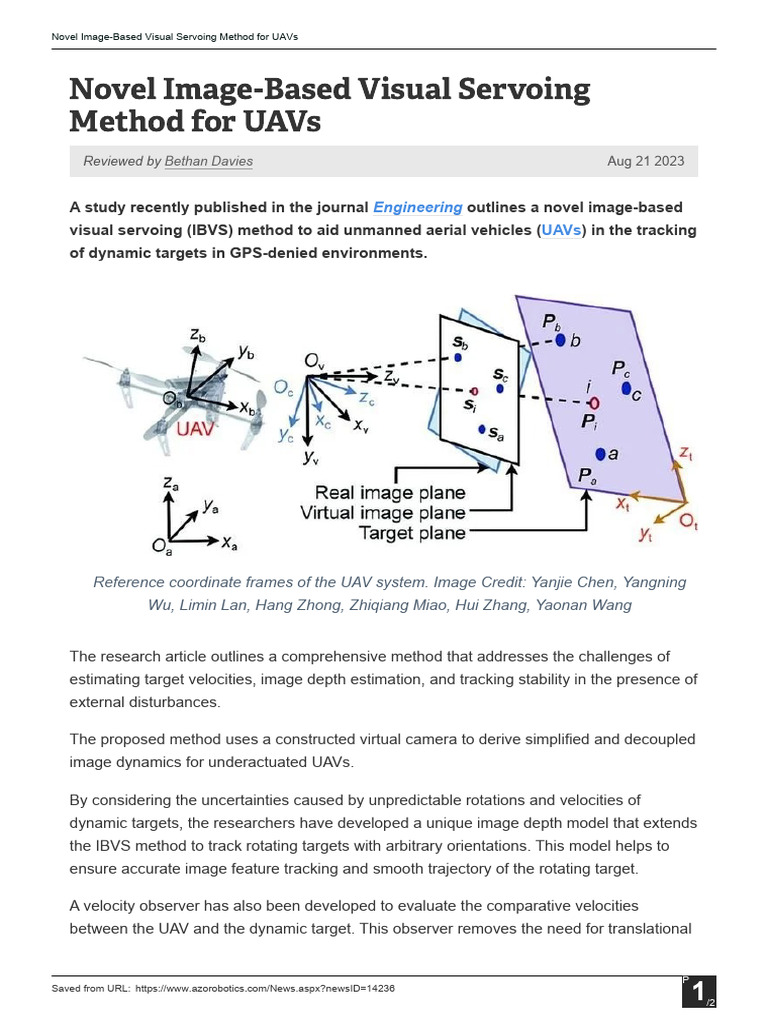 Novel-Image-Based-Visual-Servoing-Method-for-UAVs | PDF | Unmanned ... Novel-Image-Based-Visual-Servoing-Method-for-UAVs | PDF | Unmanned ...
