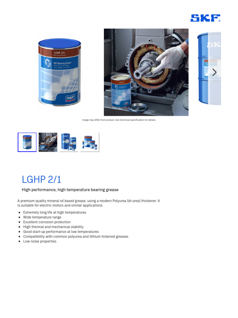 LGHP 2 - 1 - Bearing Greases - SKF | PDF | License