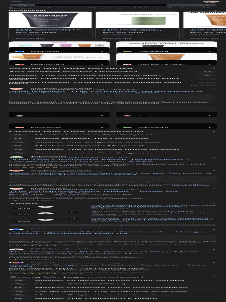 Masker Originote - Penelusuran Google | PDF