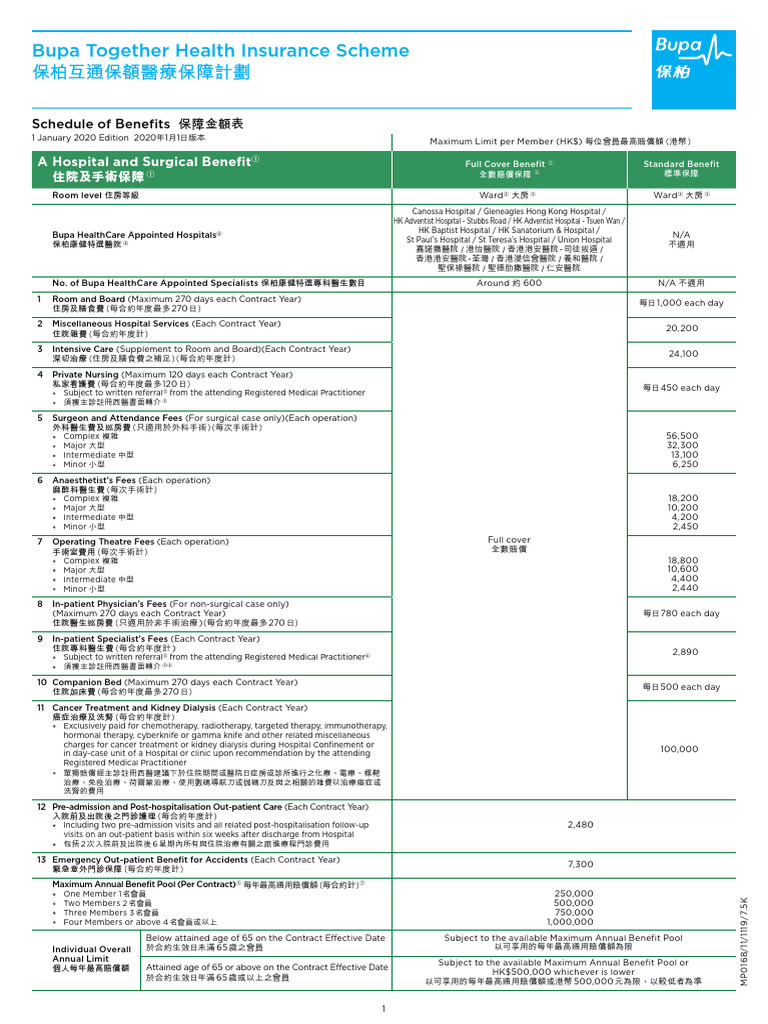 Bupa Together Brochure Sob | PDF | Medical Specialties | Clinical Medicine