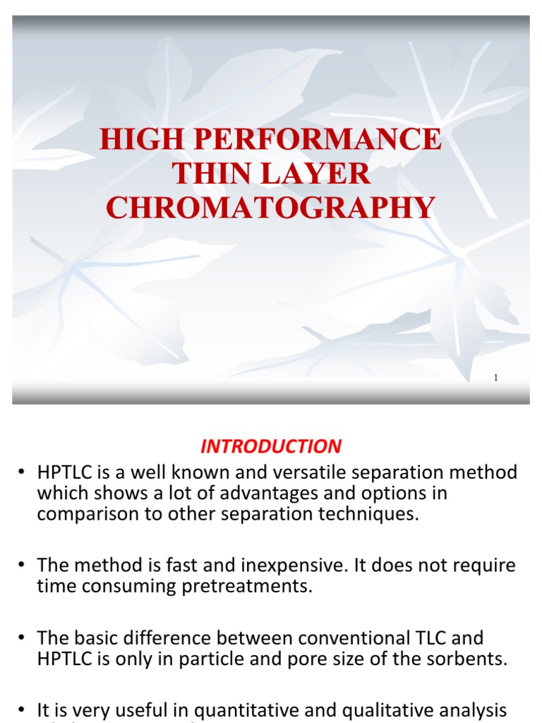 HPTLC ppt