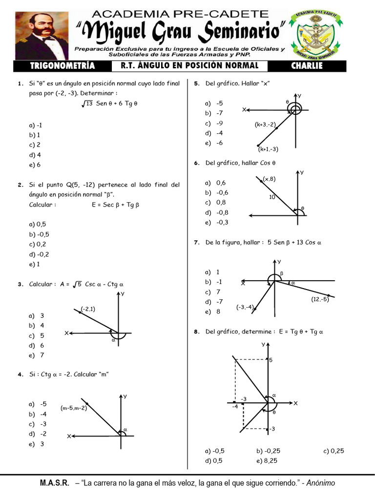 14 T Angulo en Posicion Normal Grau 2022 Charlie | PDF