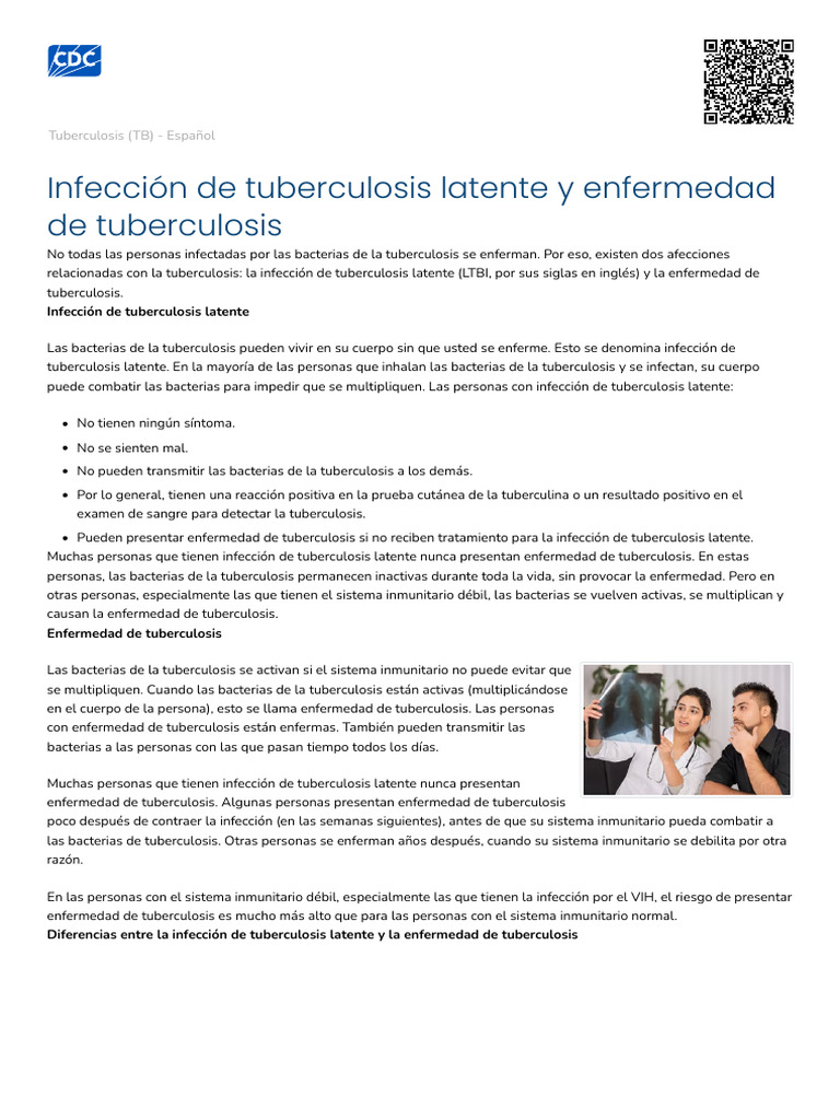 Infección de tuberculosis latente y enfermedad de tuberculosis _ Datos ... Infección de tuberculosis latente y enfermedad de tuberculosis _ Datos ...