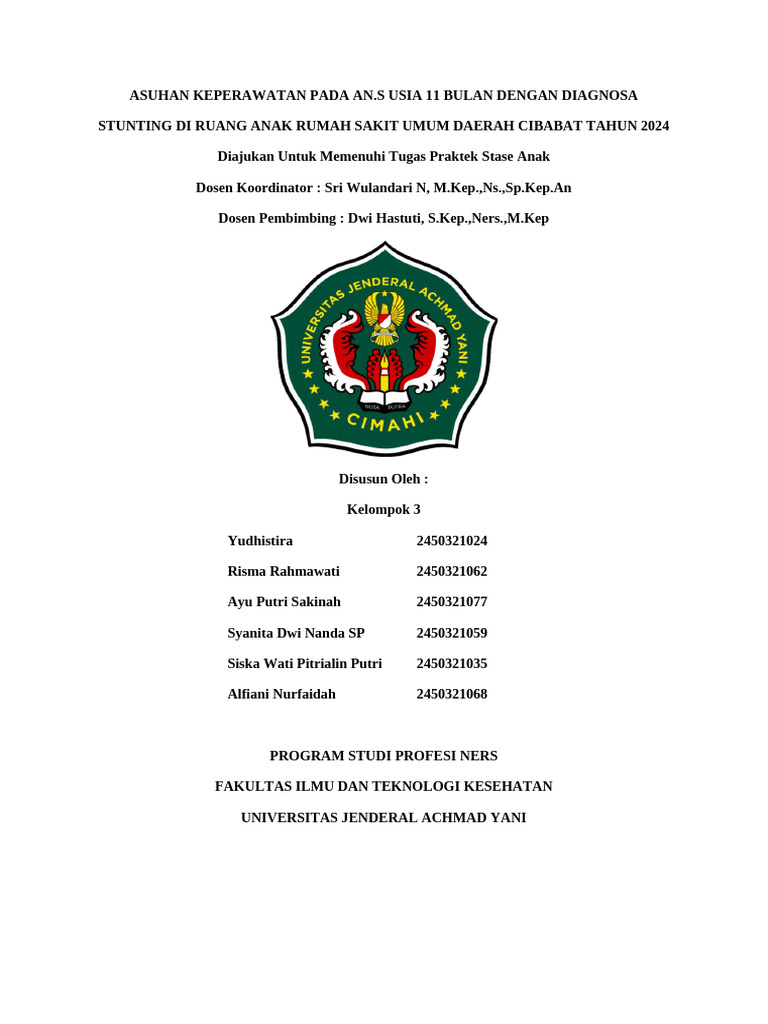 Askep Stunting 3 | PDF