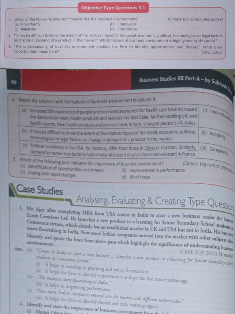 Understanding Business Environment Dynamics | PDF | Emv | Economies