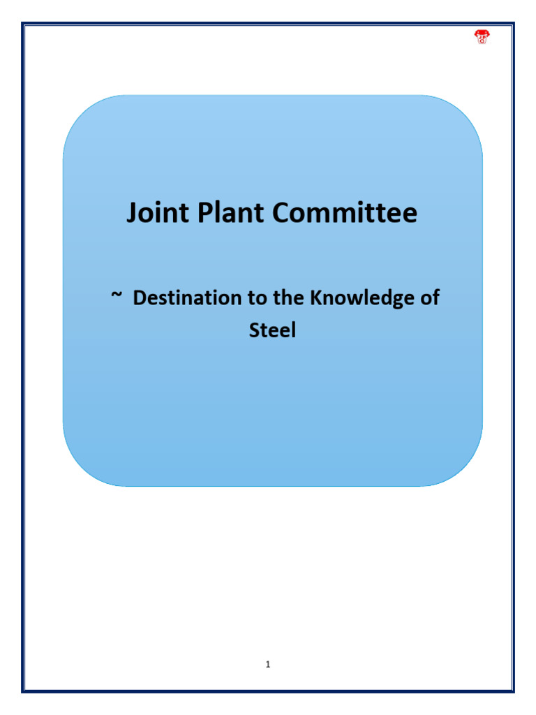Profile of Joint Plant Committee | PDF | Steel | Iron