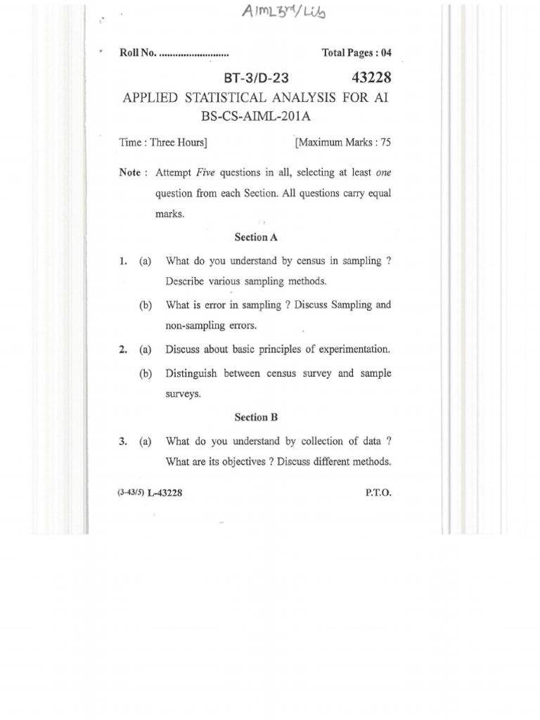 Aiml Cse Dec 2023 Pdf Cluster Analysis Computational Complexity Theory