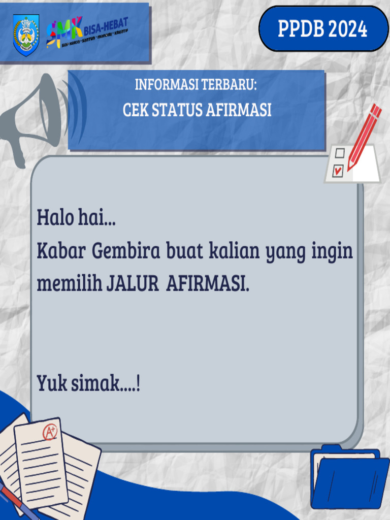 Cek Status Afirmasi | PDF