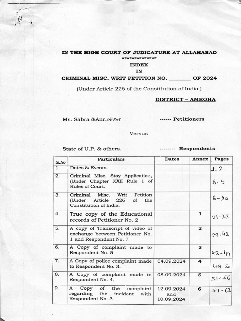 Crlp-17955-2024 Sabra and 3 Others - 0001 | PDF