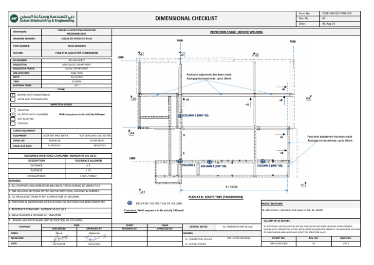 Dim 01563 00108 | PDF | Welding | Construction