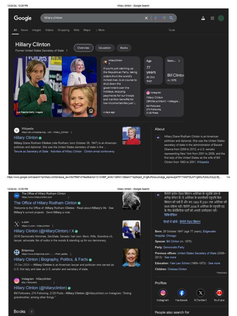 Hillary Clinton - Google Search | PDF | Hillary Clinton | American ...