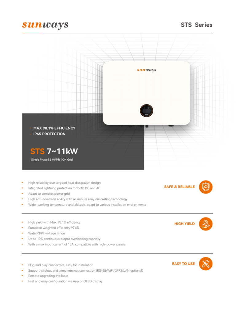 03 - SWS Data Sheet STS 7 11K - EN 20230925 | PDF | Alternating Current ...