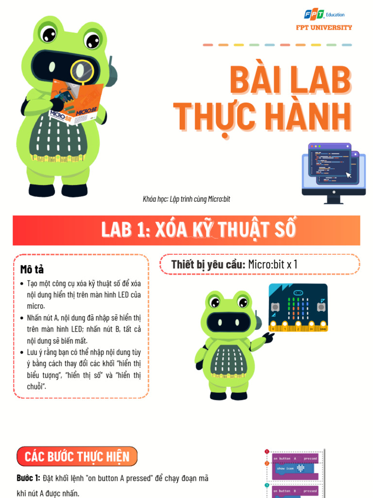 [Fu] - Bài Lab Microbit | PDF