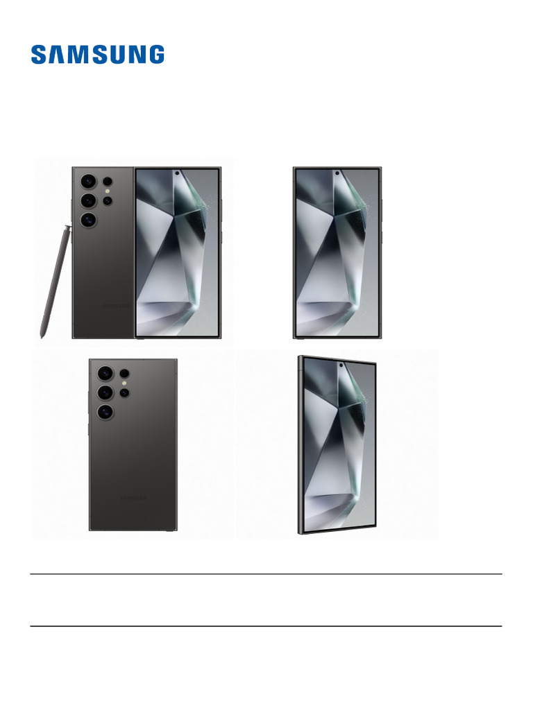 Product Brochure - SMG SM S24u B | PDF | Mobile Phones | Smartphone