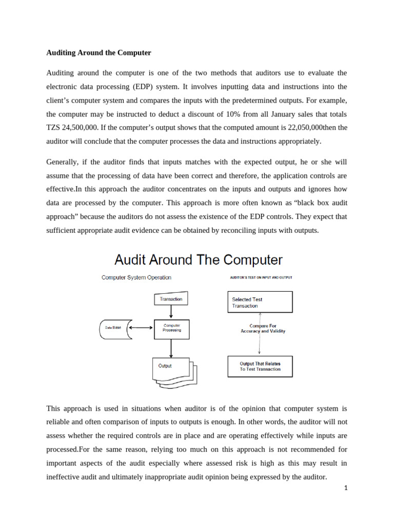 Around and through | PDF | Audit | Computing