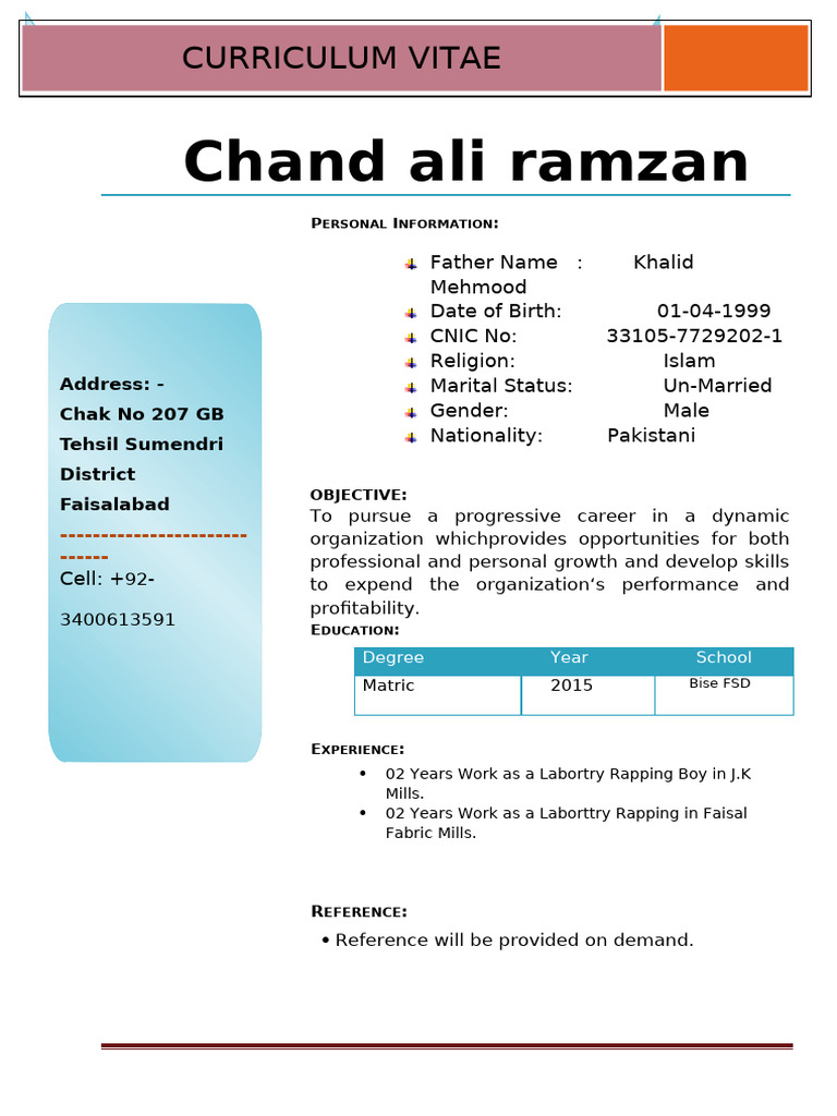 Chand Ali Ramzan | PDF