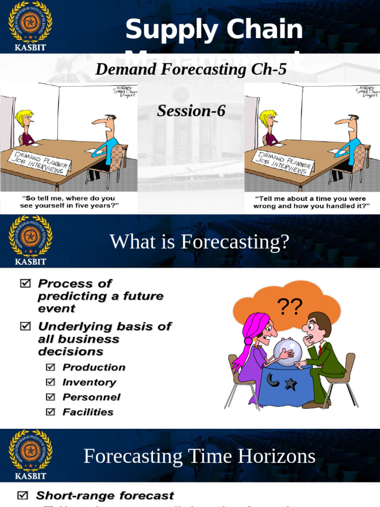 SCM Chapter 5 | PDF | Supply Chain Management | Forecasting