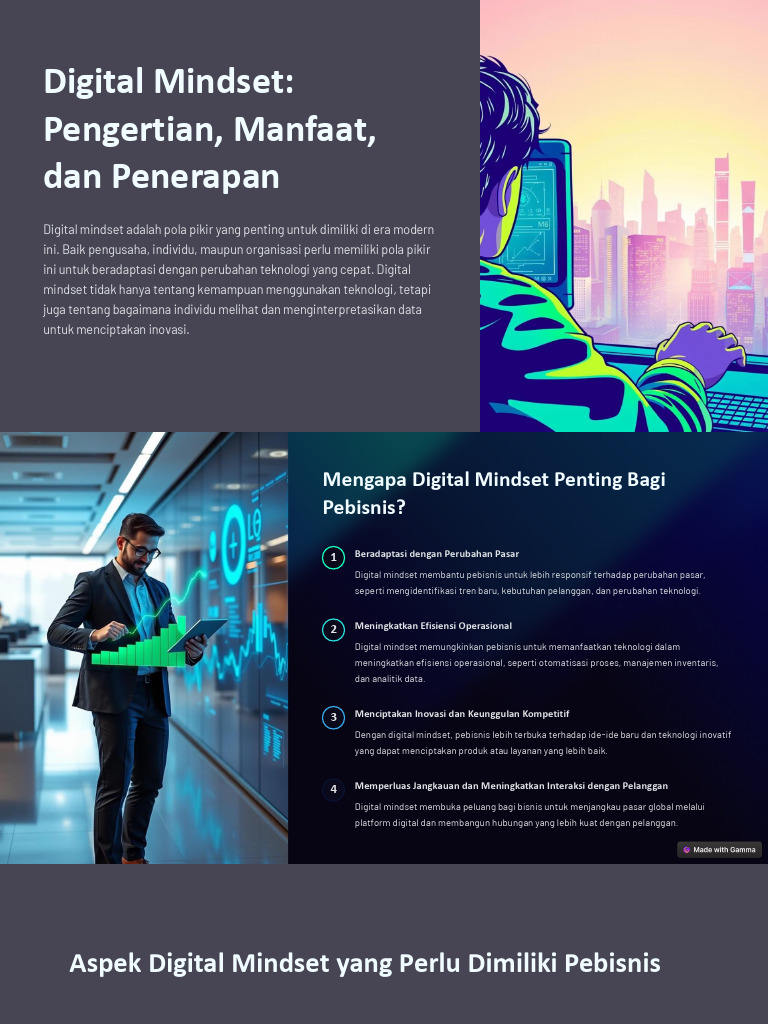 Digital Mindset Pengertian Manfaat Dan Penerapan | PDF