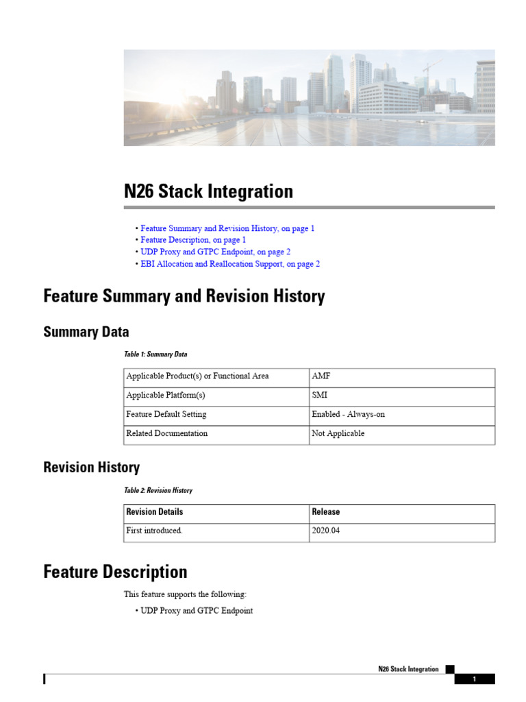 M 5g-Amf N26 Stackintegration | PDF | Internet Protocols ...