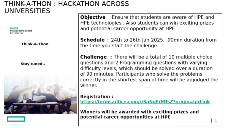 HPE Hackathon | PDF