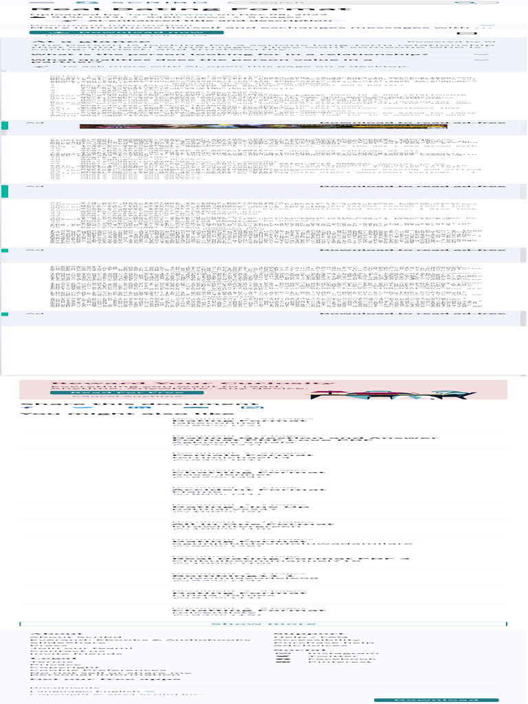 Real Dating Format PDF | PDF | Scribd | Love