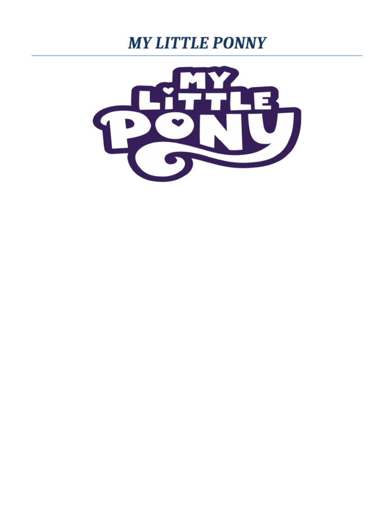 My Little Ponny | PDF