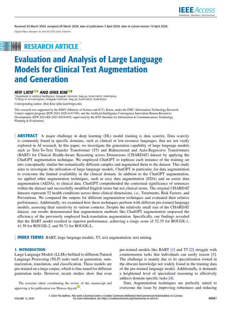 Evaluation And Analysis Of Large Language Models For Clinical Text Augmentation And Generation