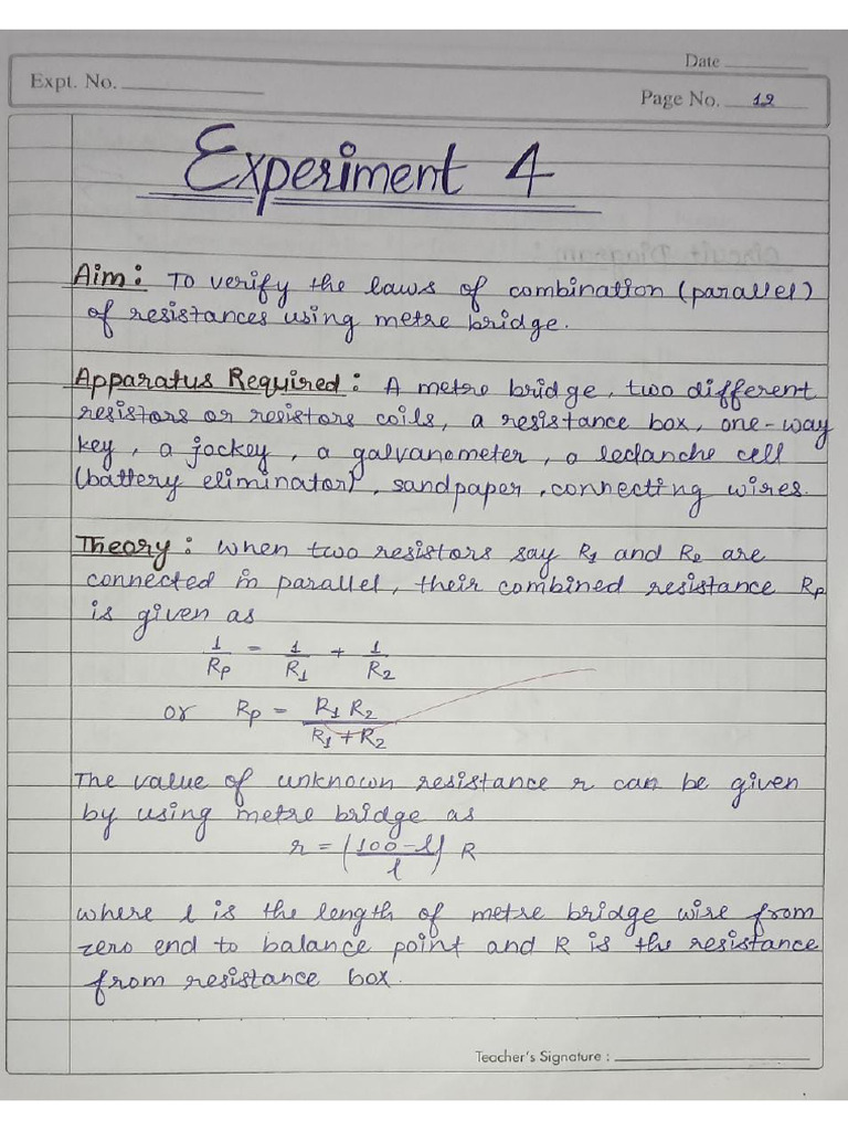 Experiment 4 | PDF