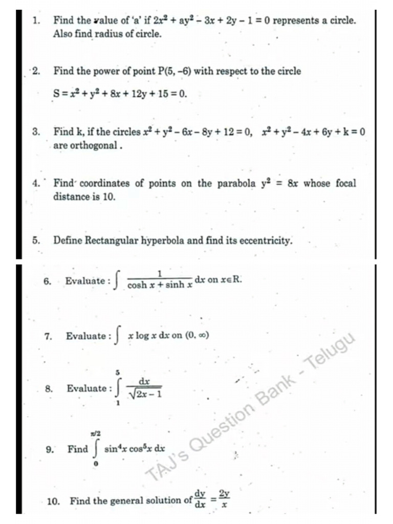2021 Maths 2b Pdf