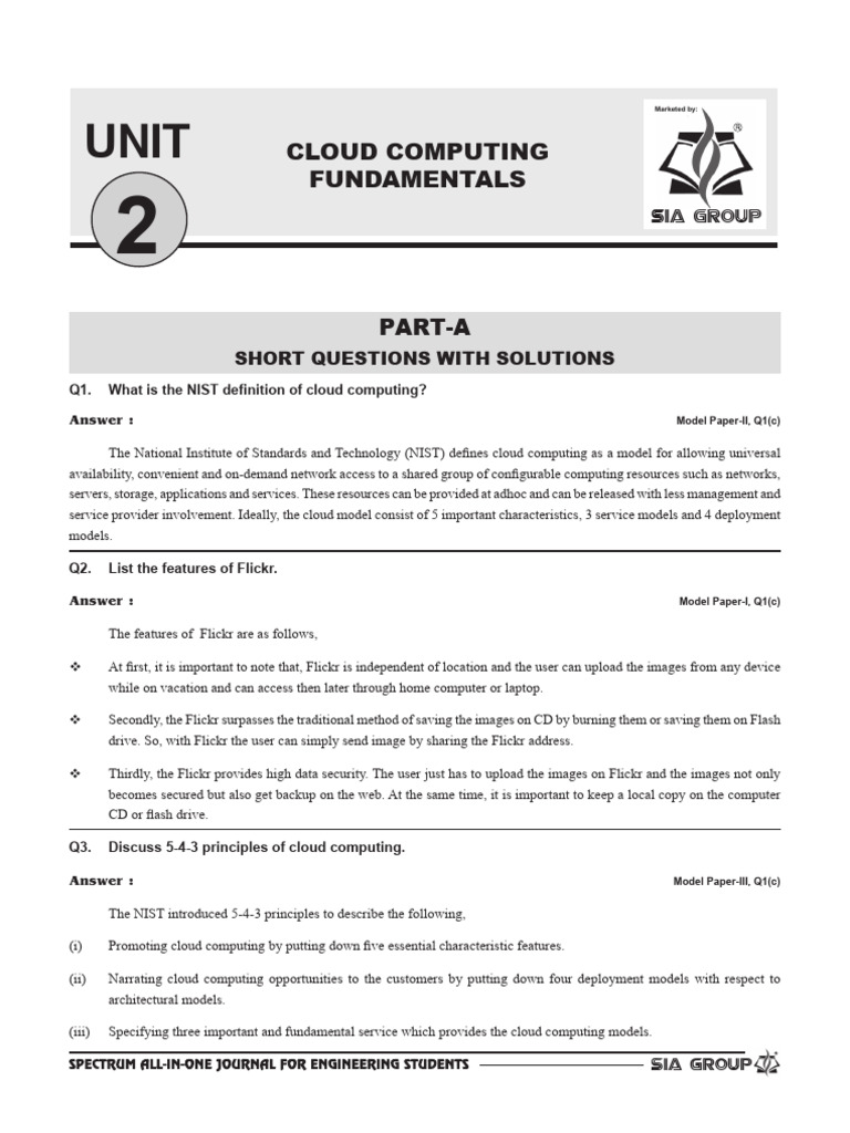 CC-U2 | PDF | Cloud Computing | Software As A Service