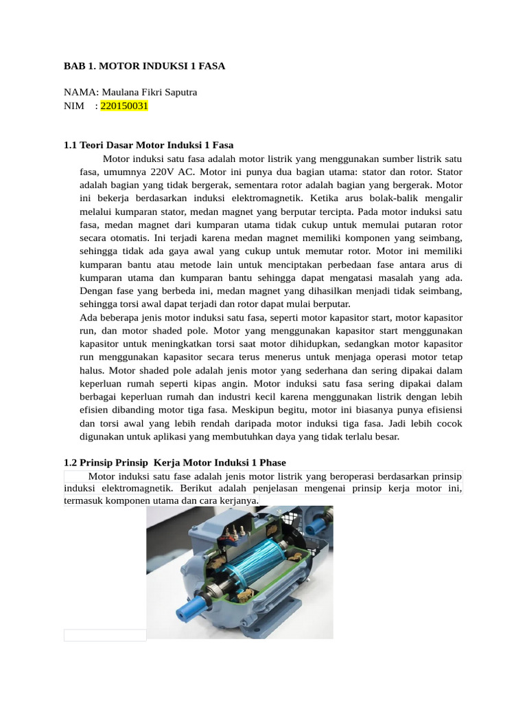 BAB 1 Maulana Fikri Saputra | PDF