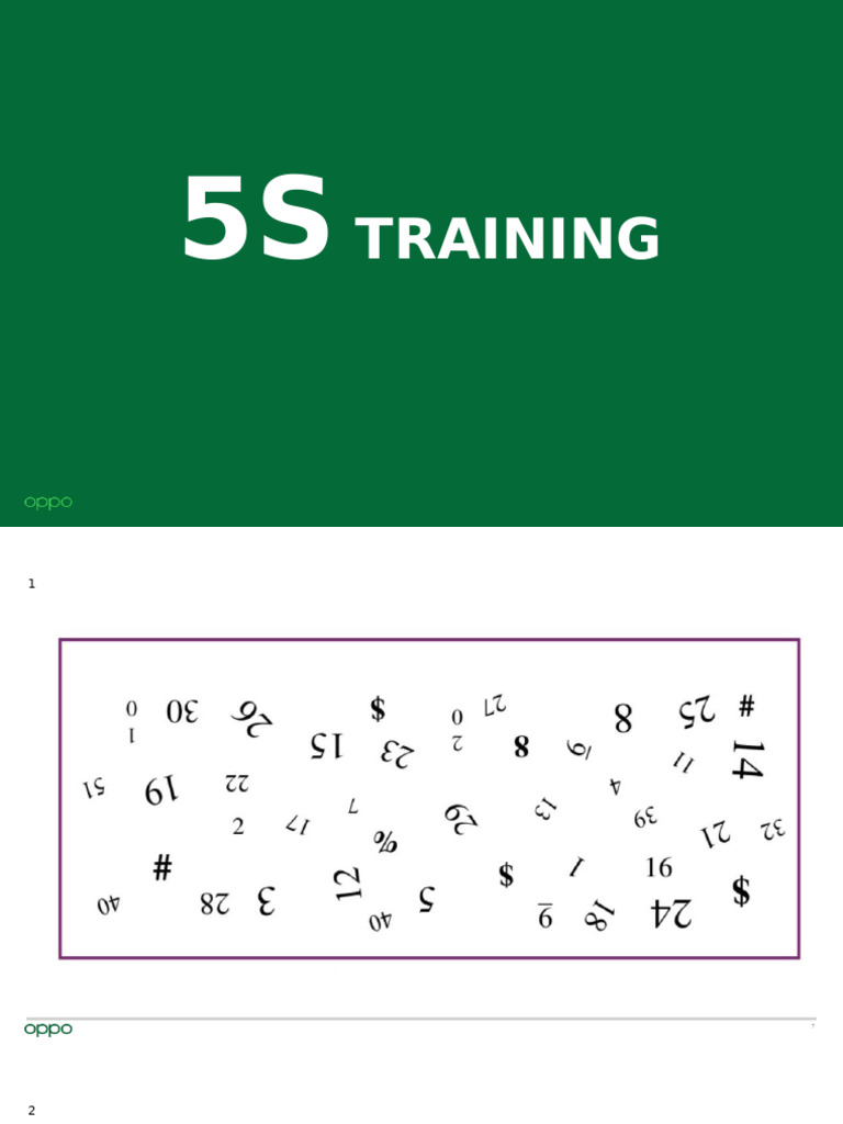 5S Training | PDF