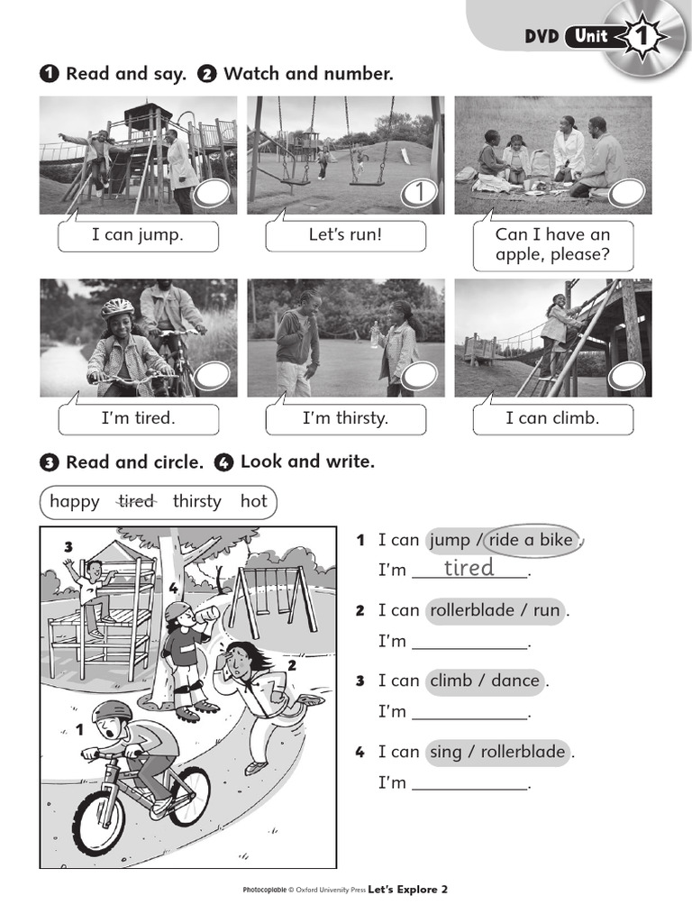 Let's Explore 2 DVD Activities Guide | PDF