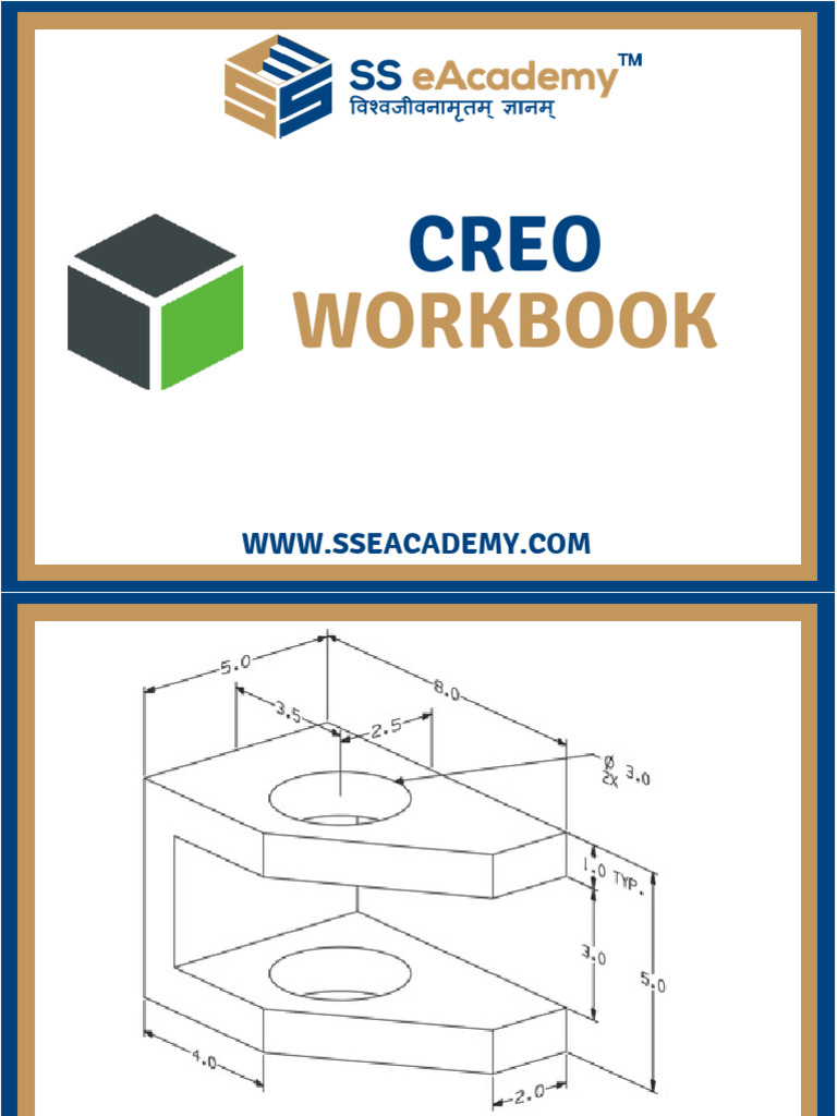 Ptc Creo Workbook 2 | PDF