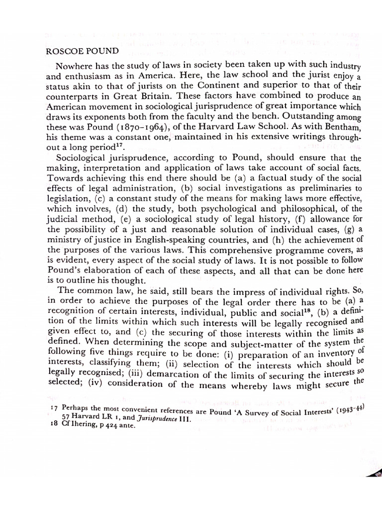 Roscoe Pound | PDF