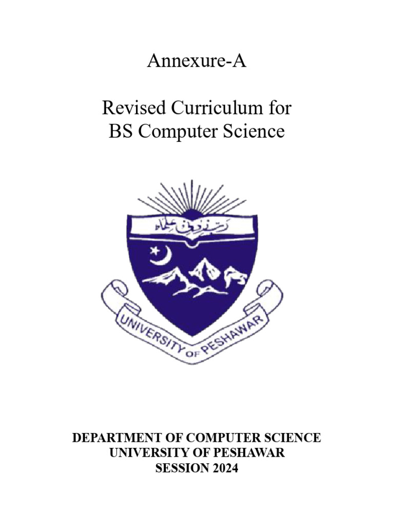BS CS Curriculum Update 2024 | PDF | Computer Science | Science