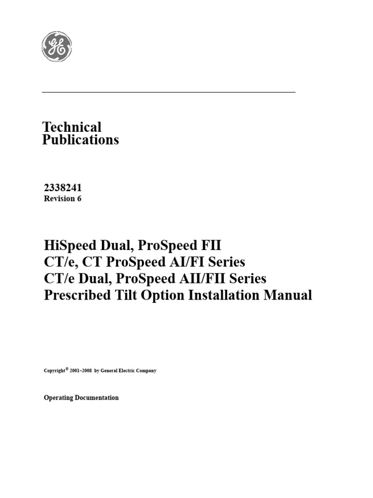 Prescribed Tilt Option Installation Manual 2338241 - 6 | PDF