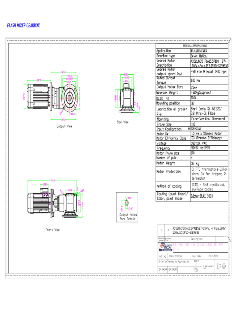 Flash Mixer Agitator | PDF