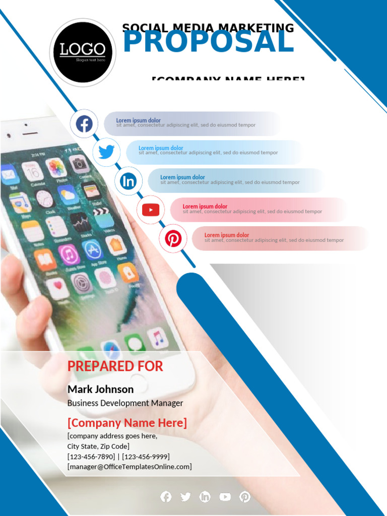 Social Media Marketing Proposal Template | PDF | Social Media | Popular Culture & Media Studies