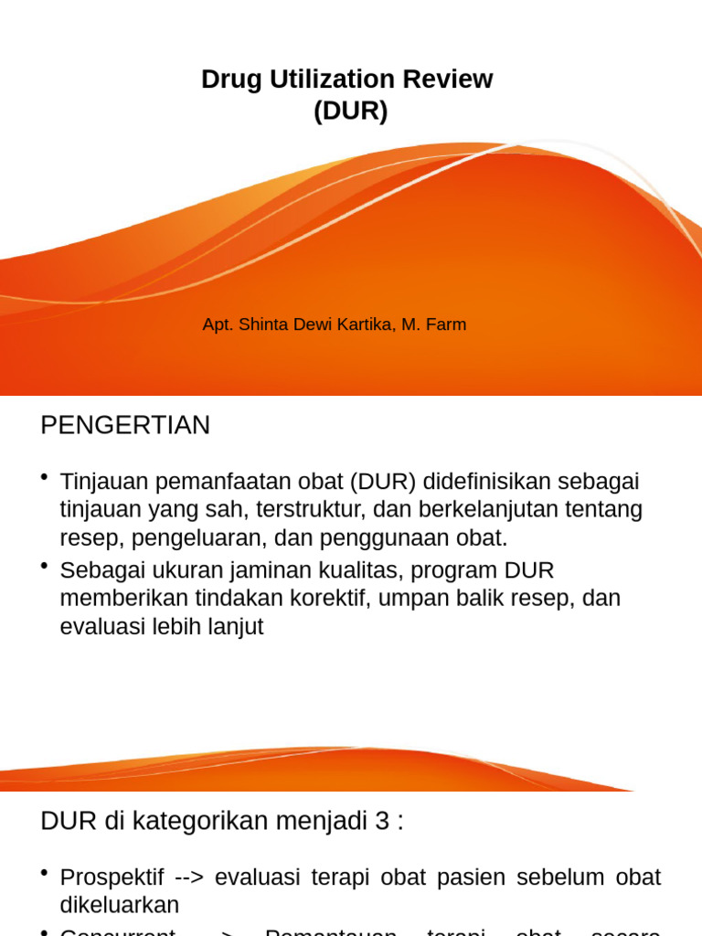 Drug Utilization Review | PDF