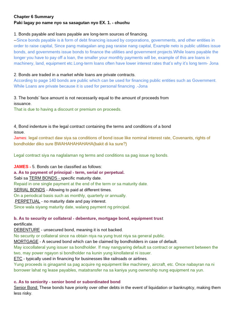Chap-6-and-7-Summary-SCRIPT | PDF | Bonds (Finance) | Discounting Chap-6-and-7-Summary-SCRIPT | PDF | Bonds (Finance) | Discounting