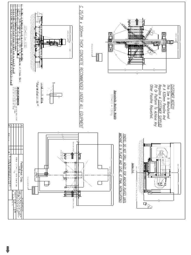 1270-610 Saw - Right Hand Datum (Metric) | PDF