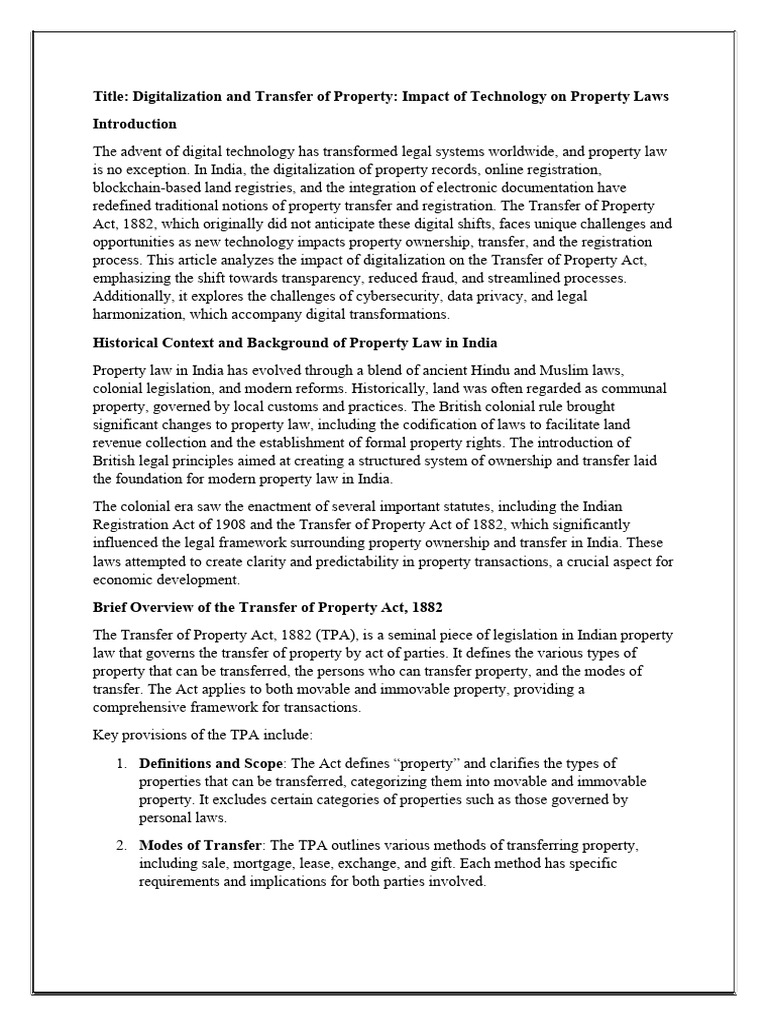 Ali Assignment | PDF | Property | Deed