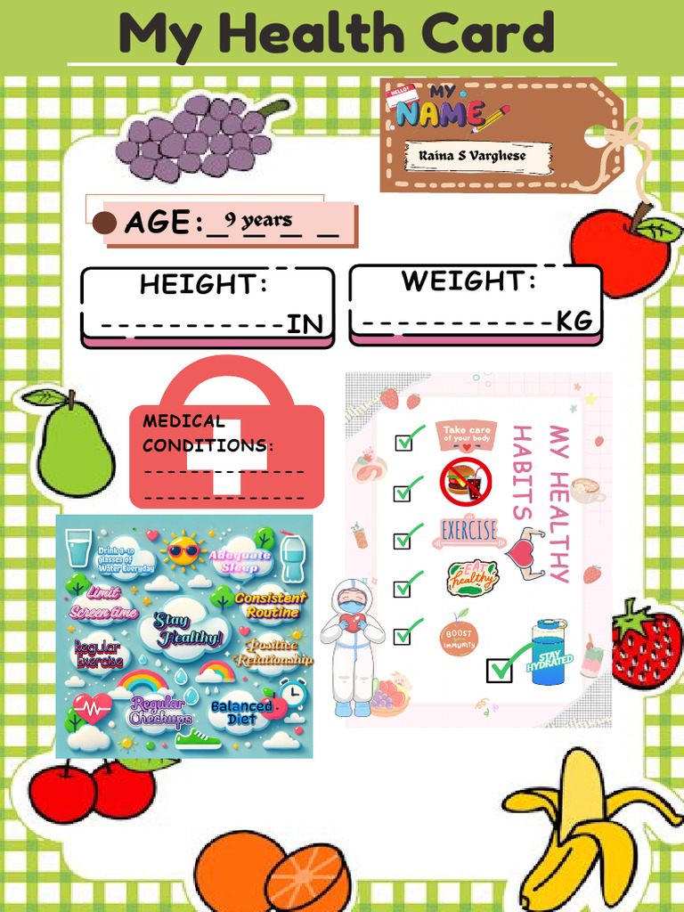 My Health Card | PDF