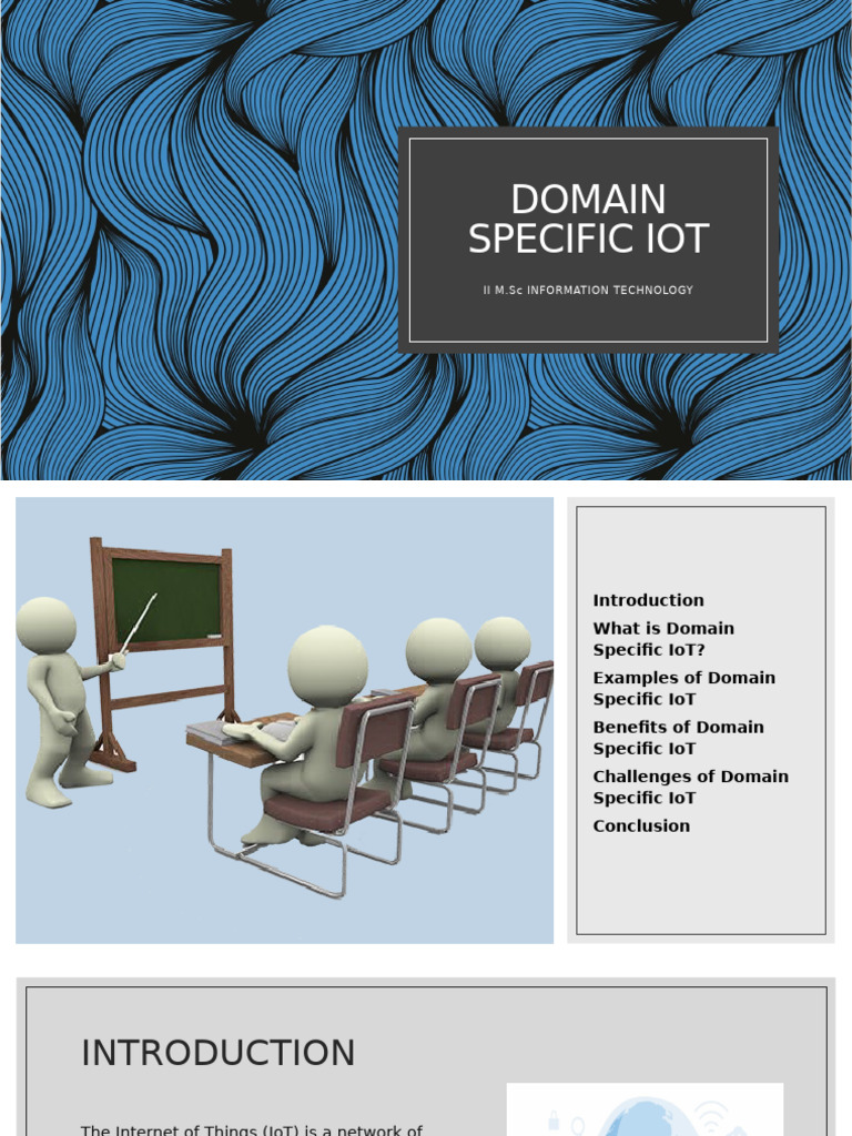 DOMAIN SPECIFIC IOt | PDF | Internet Of Things | Computing