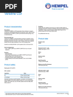 Versiline CUI: Product Characteristics | PDF | Abrasive | Coating