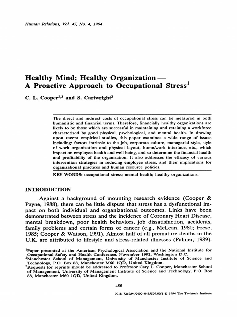 Human Relations-1994-Cooper-455-71 | PDF